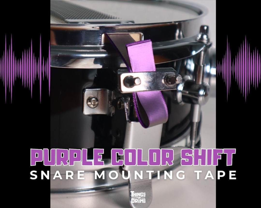 Purple Color Shift Snare Mounting Tape, Drums, Percussion, Accessories ...