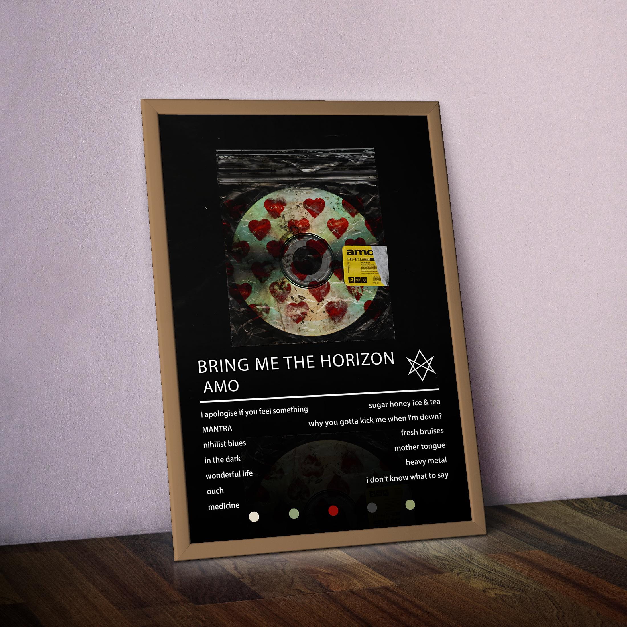 Bring Me the Horizon Poster Amo Poster Album Poster Prints Wall Decor ...