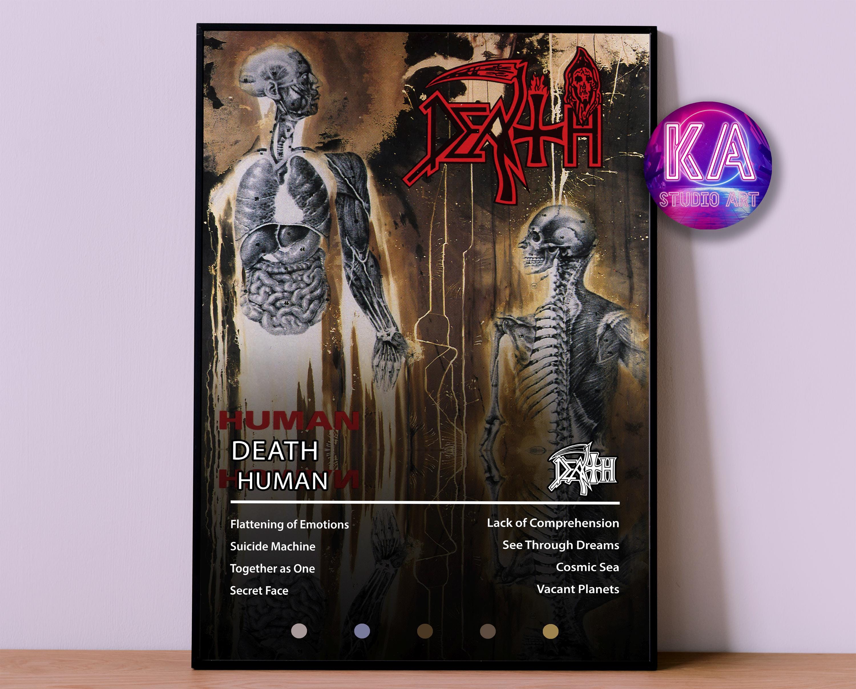 Death Poster Human Poster Album Poster Prints Wall Decor Posters Album ...