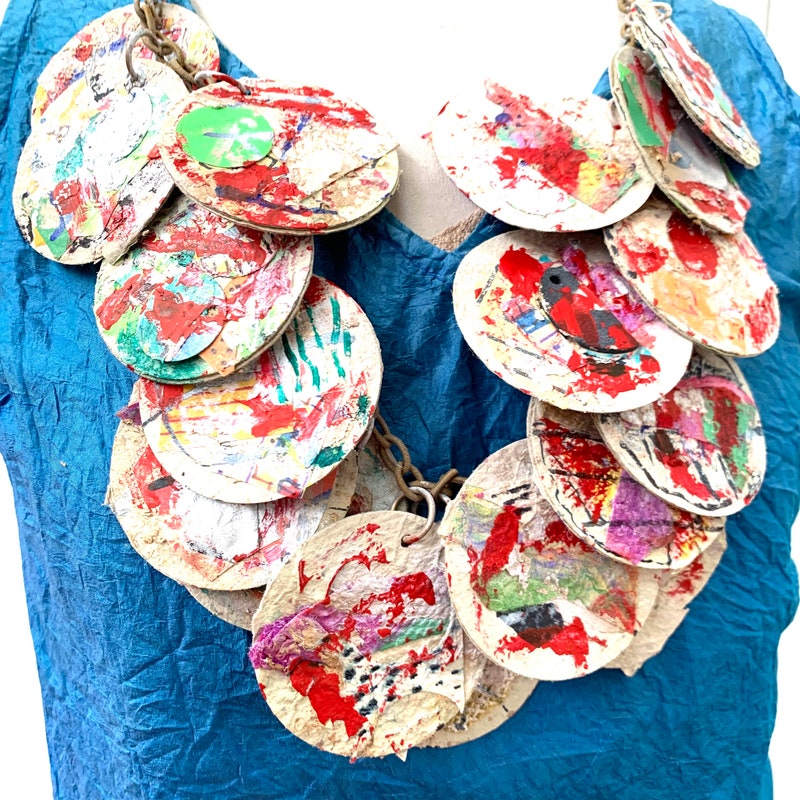 Paper Necklace - Etsy