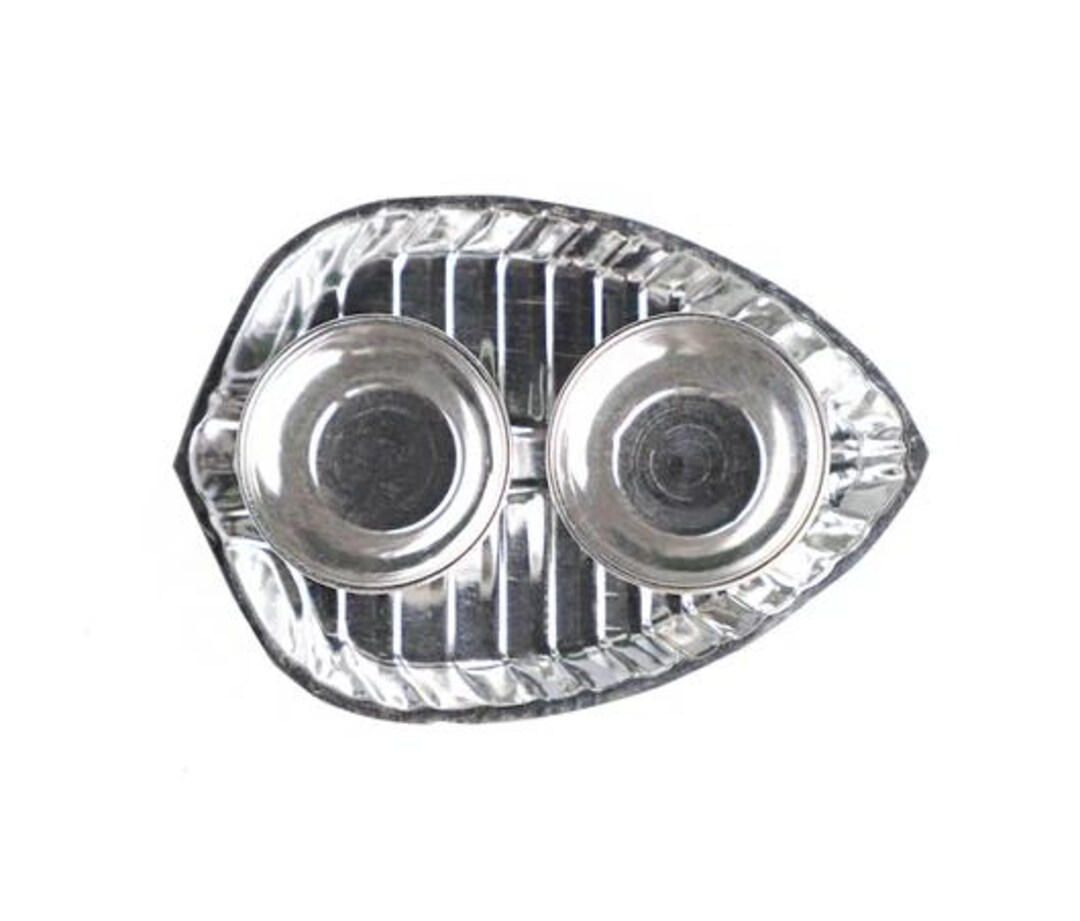 Pure Silver Kumkum and Gandham Set in a Leaf 25g, Pure Silver Kumkum ...