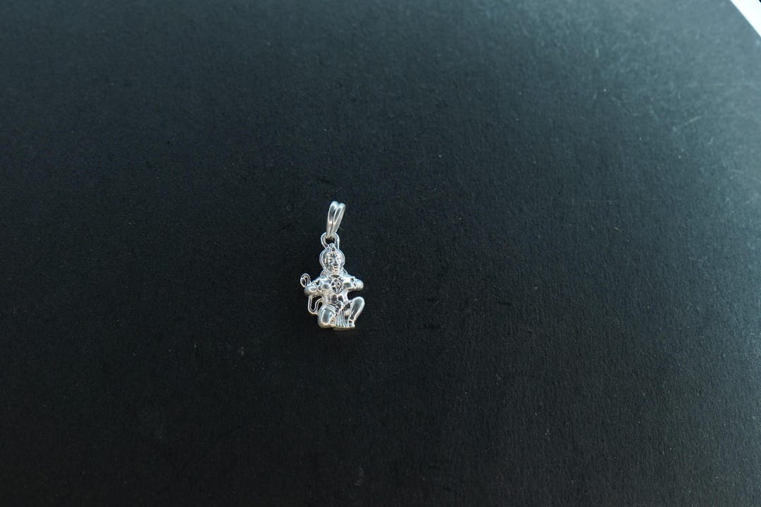 Pure Silver Hanuman 2.70G, Hanuman Locket, Silver Hanuman Pendant, Lord ...