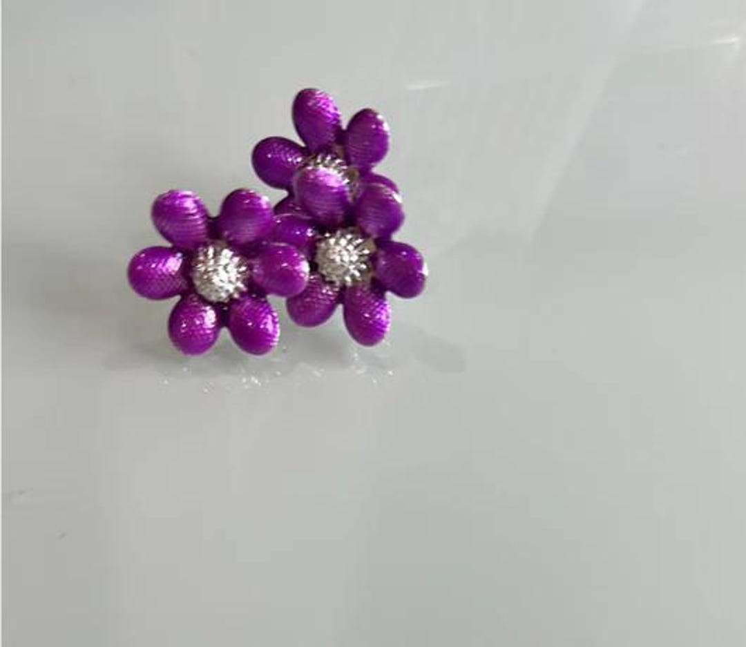 Pure Silver Color Flowers 9g pack of 3, Silver Puja Flowers, Silver ...