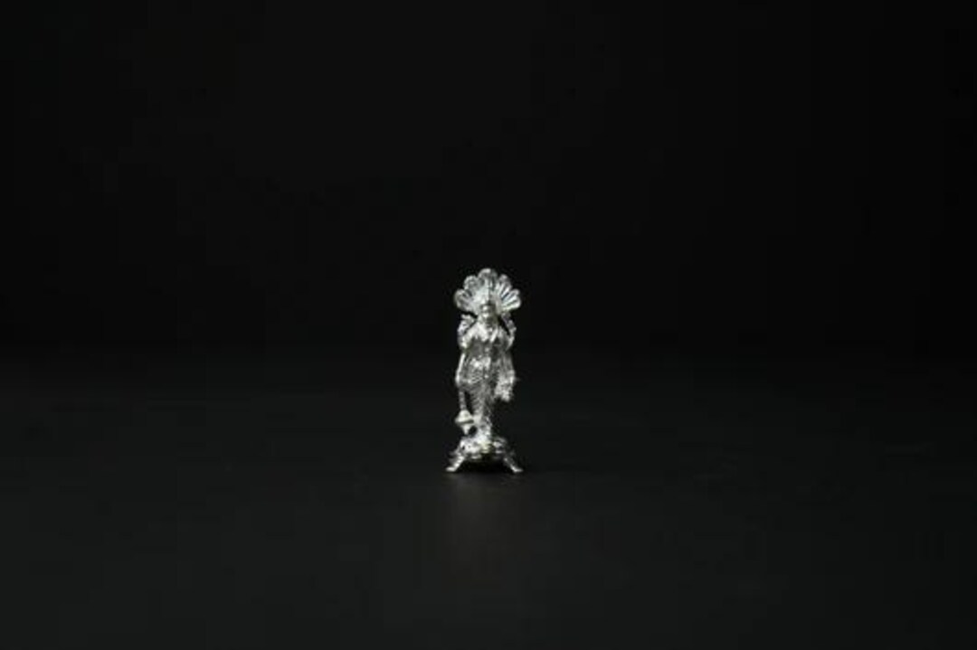 Pure Silver Vishnu Murthy 16.57 Grams, Standing Narayana Murthy, Silver ...
