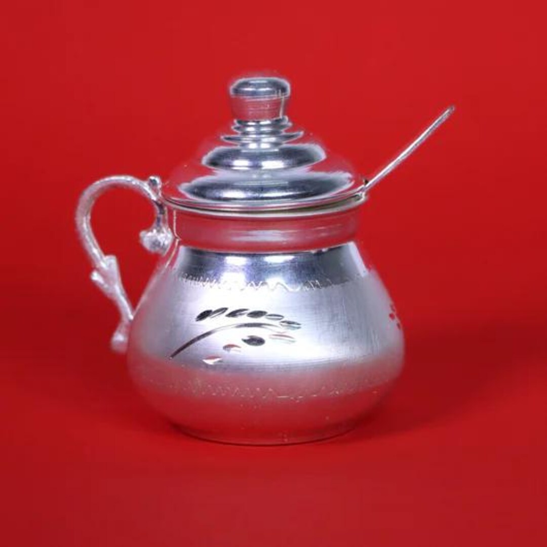 Pure Silver Ghee Jug 62g, Silver Butter Dish, Ghee Pot Silver, Silver ...