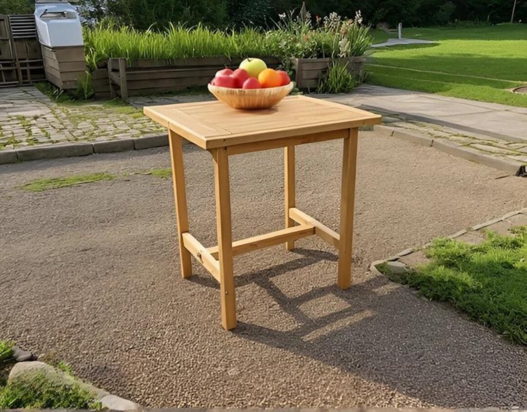 DIY Wooden Outdoor Table Build Plan, Wood Working Plan, Build Plan, Pdf ...