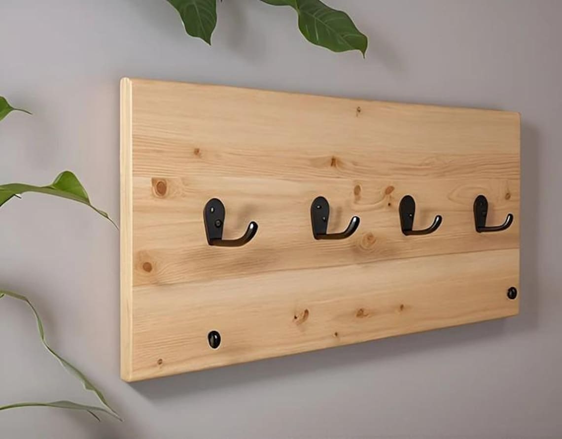 DIY Wooden Simple Wall Rack Build Plan, DIY Build Plan, Diy Furniture ...