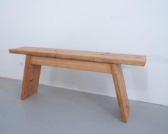 DIY Wooden Indoor Bench Build Plan, Woodworking Plans, Outdoor Bench ...