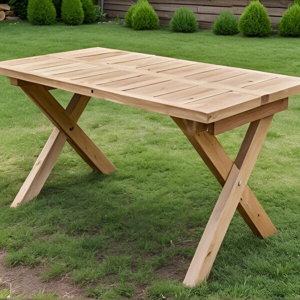 Wood Folding Table - Etsy