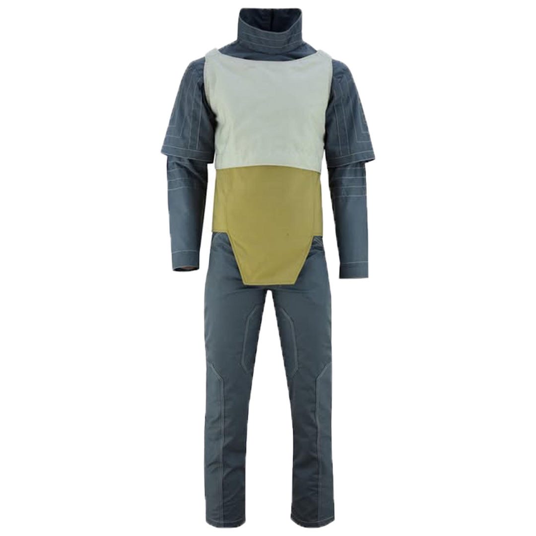Mandalorian Star Wars Grey Flight Suit Costume 4-piece Bounty Hunter ...