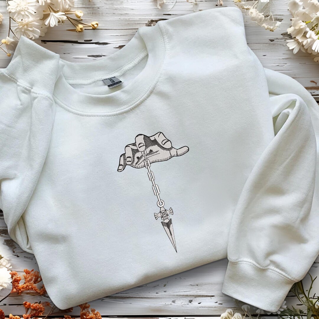 Kurapika Judgement Chain Embroidered Hoodie Sweatshirt,hand Chain ...