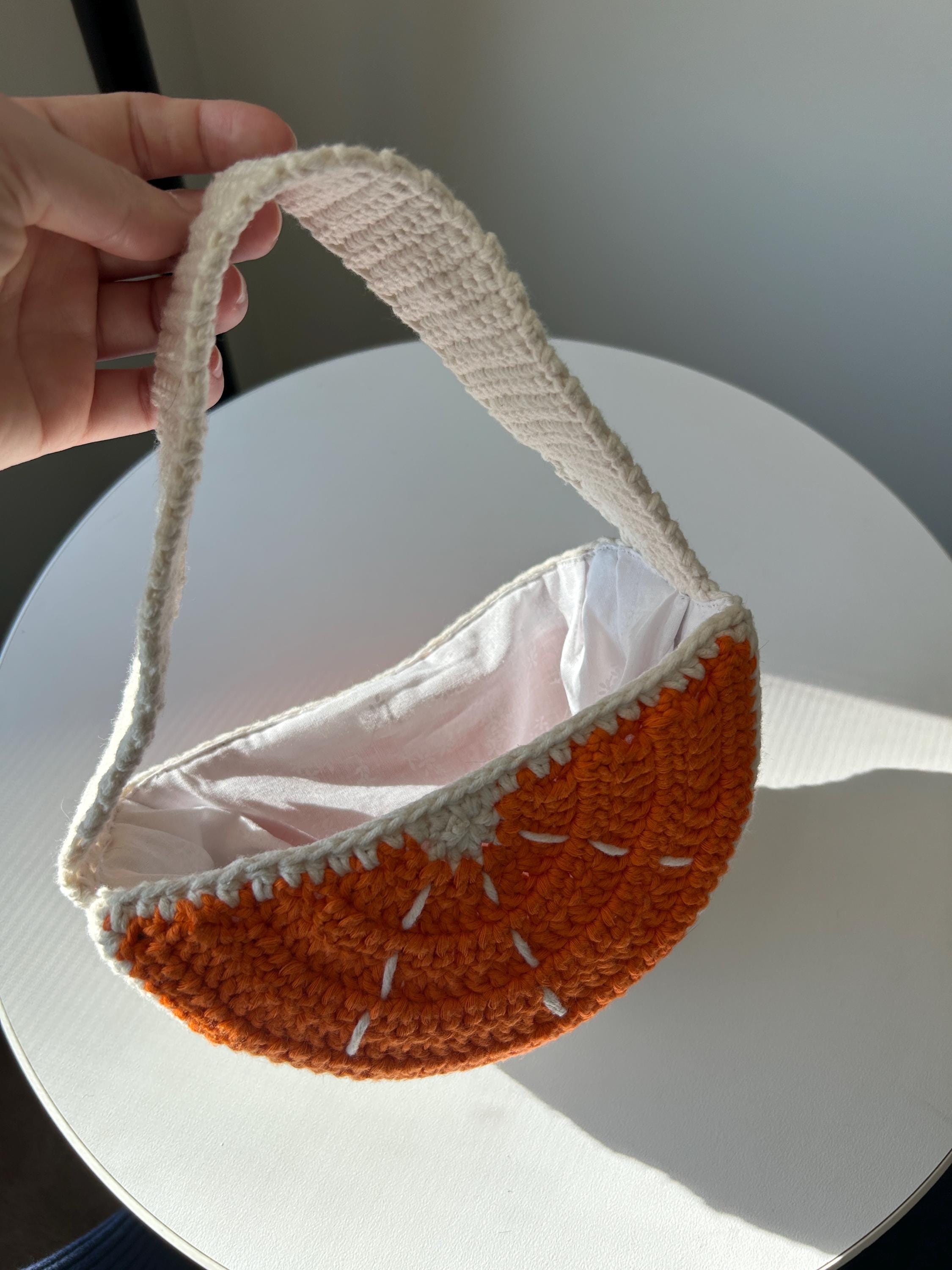 Citrus Half-moon Bag - Crochet Pattern - Etsy