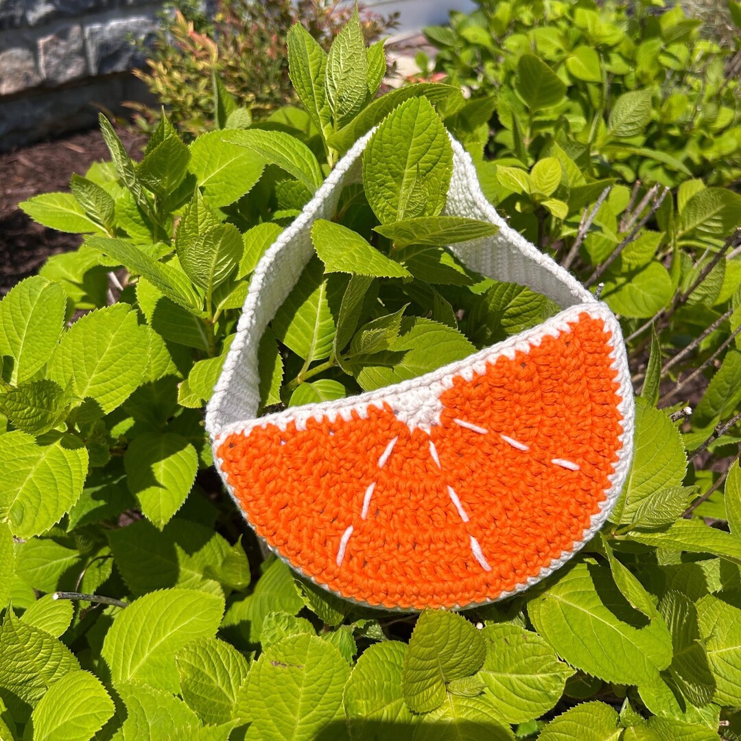 Citrus Half-moon Bag - Crochet Pattern - Etsy