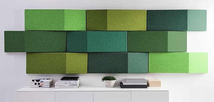 Acoustic 3d Fabric Panel Decoration Colorful Sound Absord - Etsy