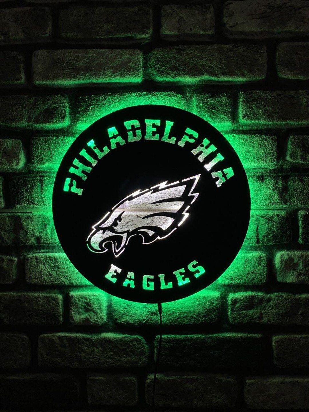 Philadelphia Eagles Led Sign Wall Art Decor Gift , Father's Day ...