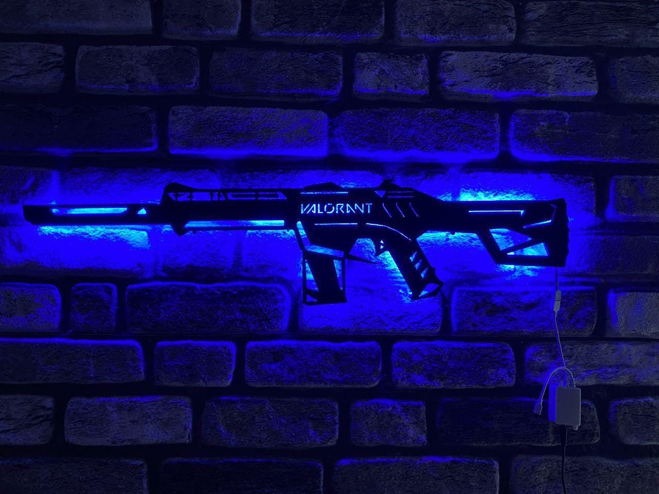 Valorant Led Sign , Valorant Gun Wall Decor , Personalized Gift , Neon ...