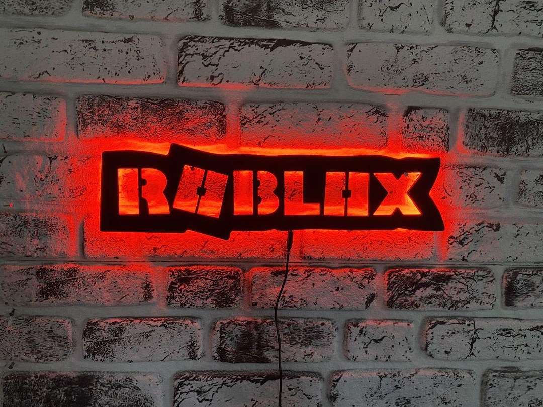 Roblox Gaming LED Sign , Roblox Neon Sign , Video Game Art , Valentine ...
