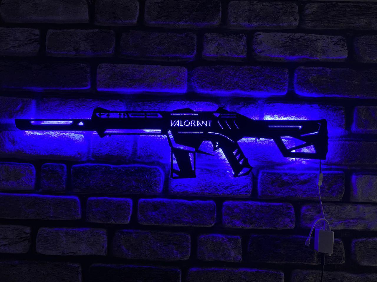 Valorant Led Sign , Valorant Gun Wall Decor , Personalized Gift , Neon ...