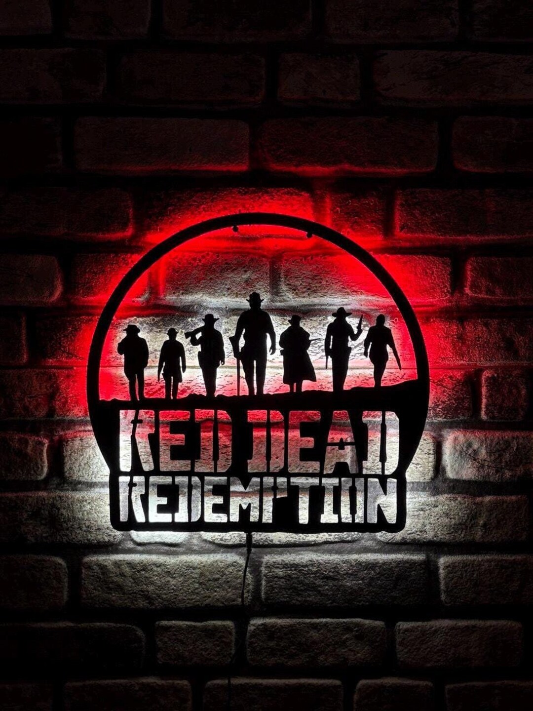 Red Dead Redemption Led Sign , Red Dead Redemption Wood Wall Decor ...