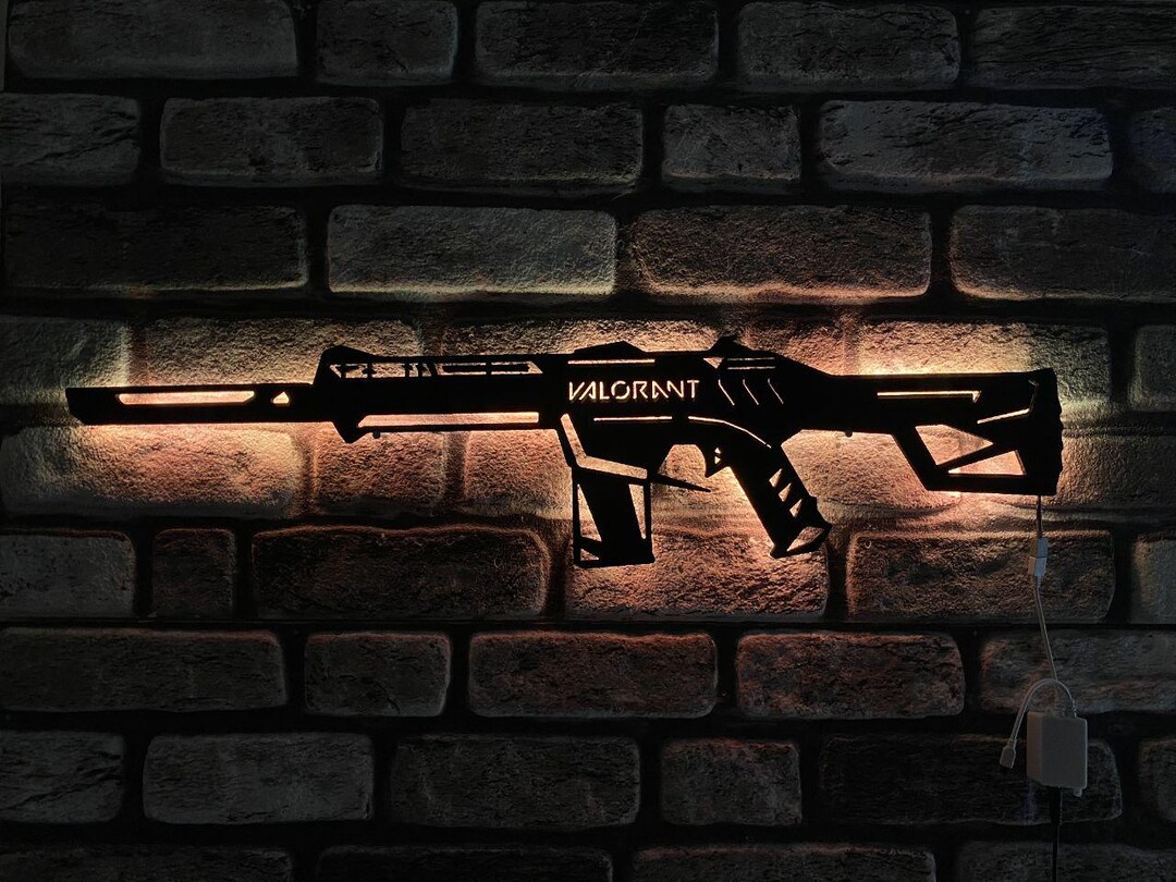 Valorant Led Sign , Valorant Gun Wall Decor , Personalized Gift , Neon ...
