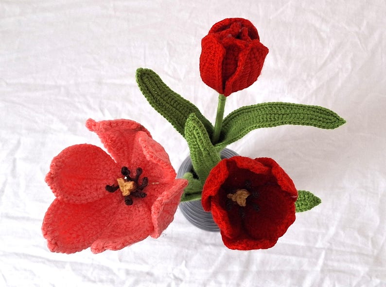 Tulip - Crochet Pattern - Crochet Pattern - German - English - Etsy