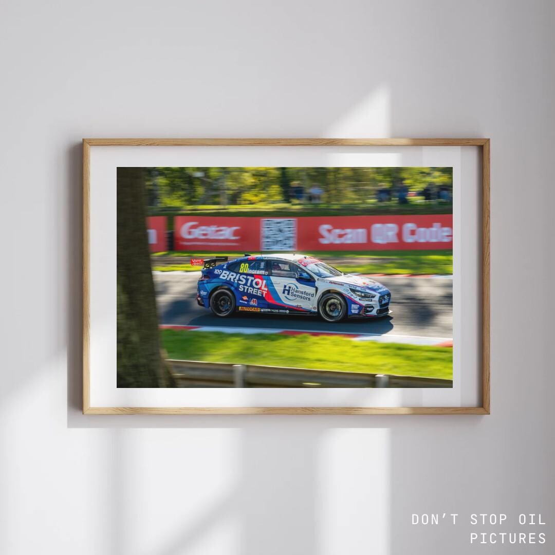 Hyundai I30 N BTCC | Motorsport Poster | Race | Motorsport Birthday ...