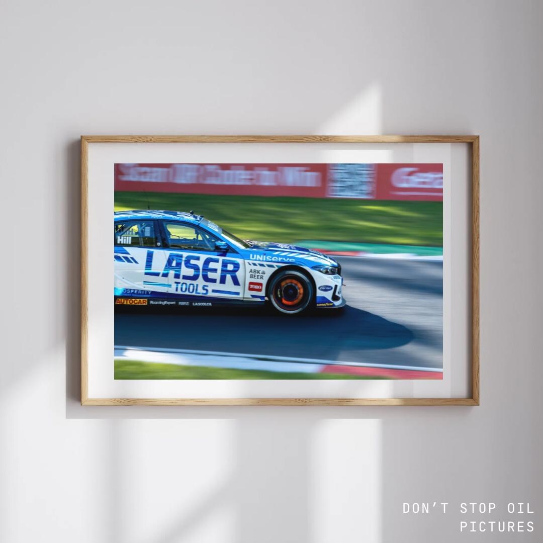 BMW Motorsport BTCC Poster | Car Wall Art Print | Motorsport Birthday ...
