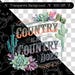 Country is as Country Does Colorful Western Style With Succulents High ...
