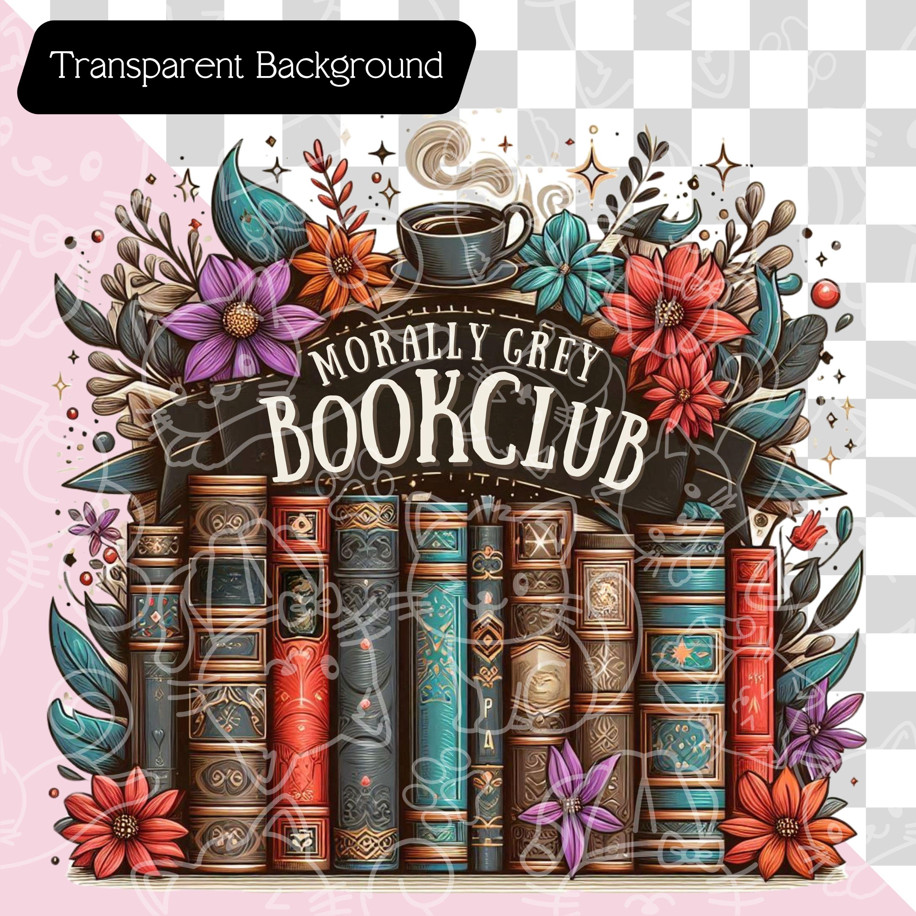 Vintage Row of Books Morally Grey Literature High Quality PNG Digital ...
