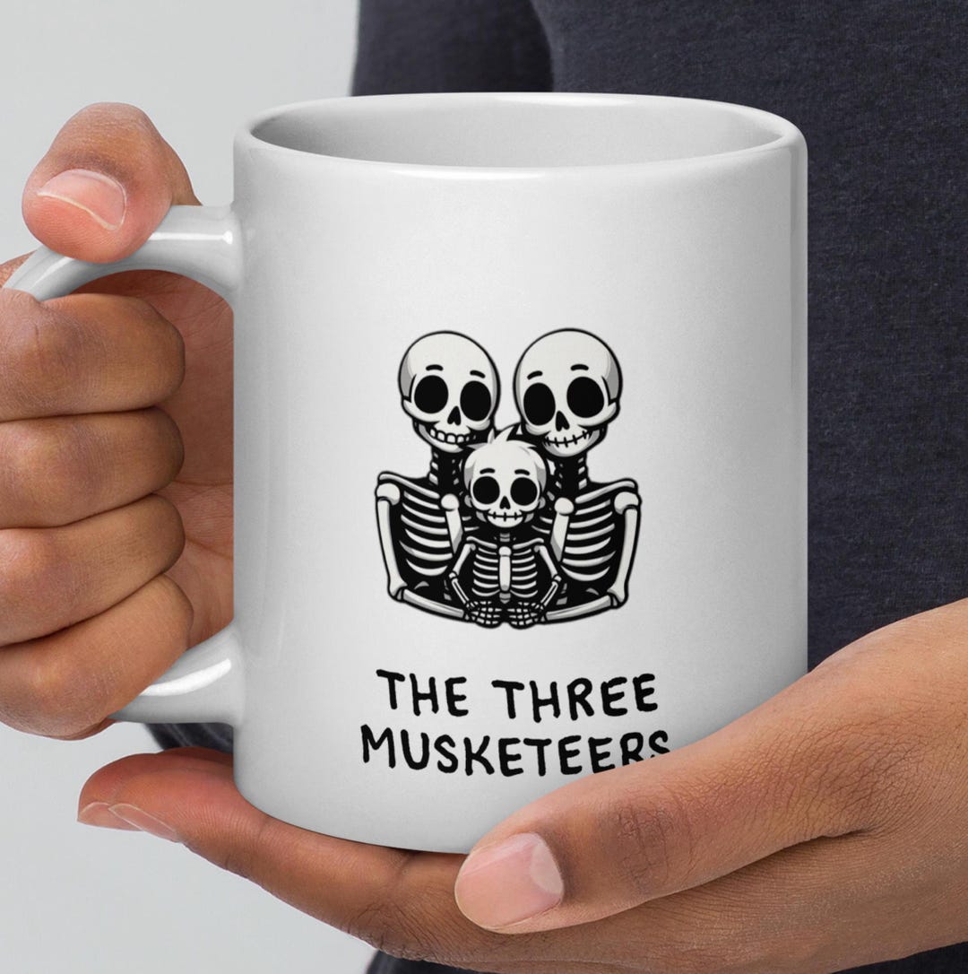Funny Skeleton Family Mug 'the Three Musketeers', Perfect Gift New ...