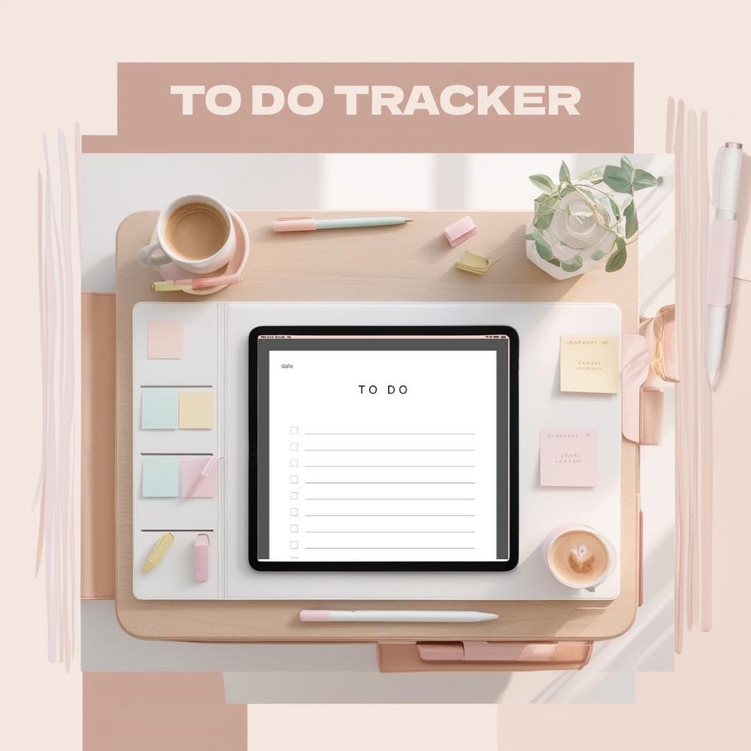 To Do Tracker Printable PDF for to Do Tracking Instant Download - Etsy