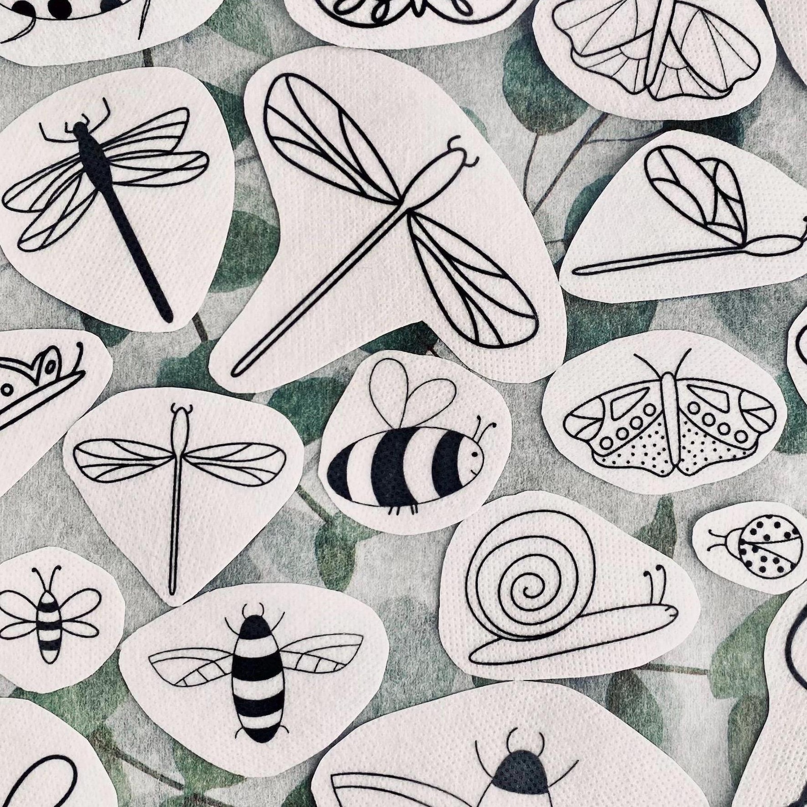 Insect Embroidery Stick and Stitch Designs: 26 Bug Patterns (printable ...