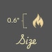 Flame Pendant Necklace | Minimalist Fire Design in Gold Plated Jewelry ...