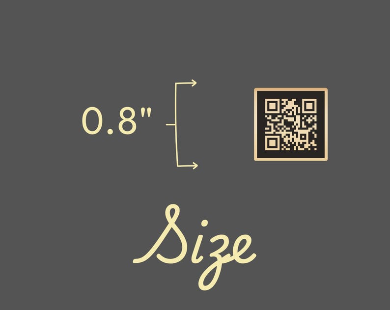 Custom QR Code Necklace - Unique Digital Message Pendant - Eternal ...
