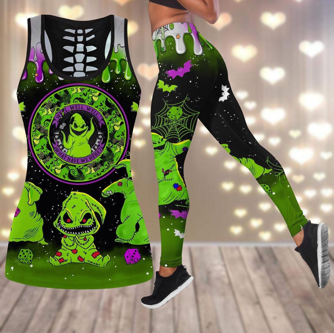 Oogie Boogie Tanktop, Boogie Bash Leggings for Girl, Horror Nightmare ...