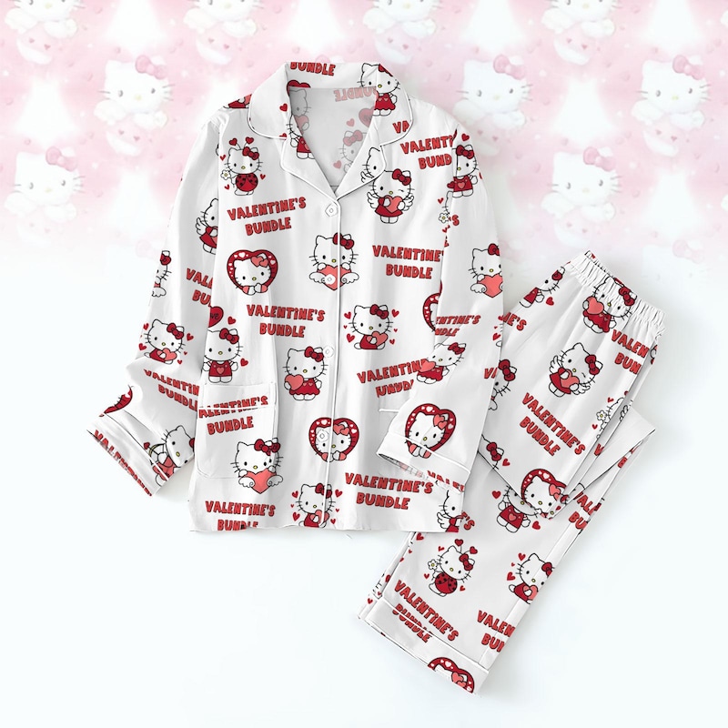 Hello Kiitty Couple Pajamas - Etsy