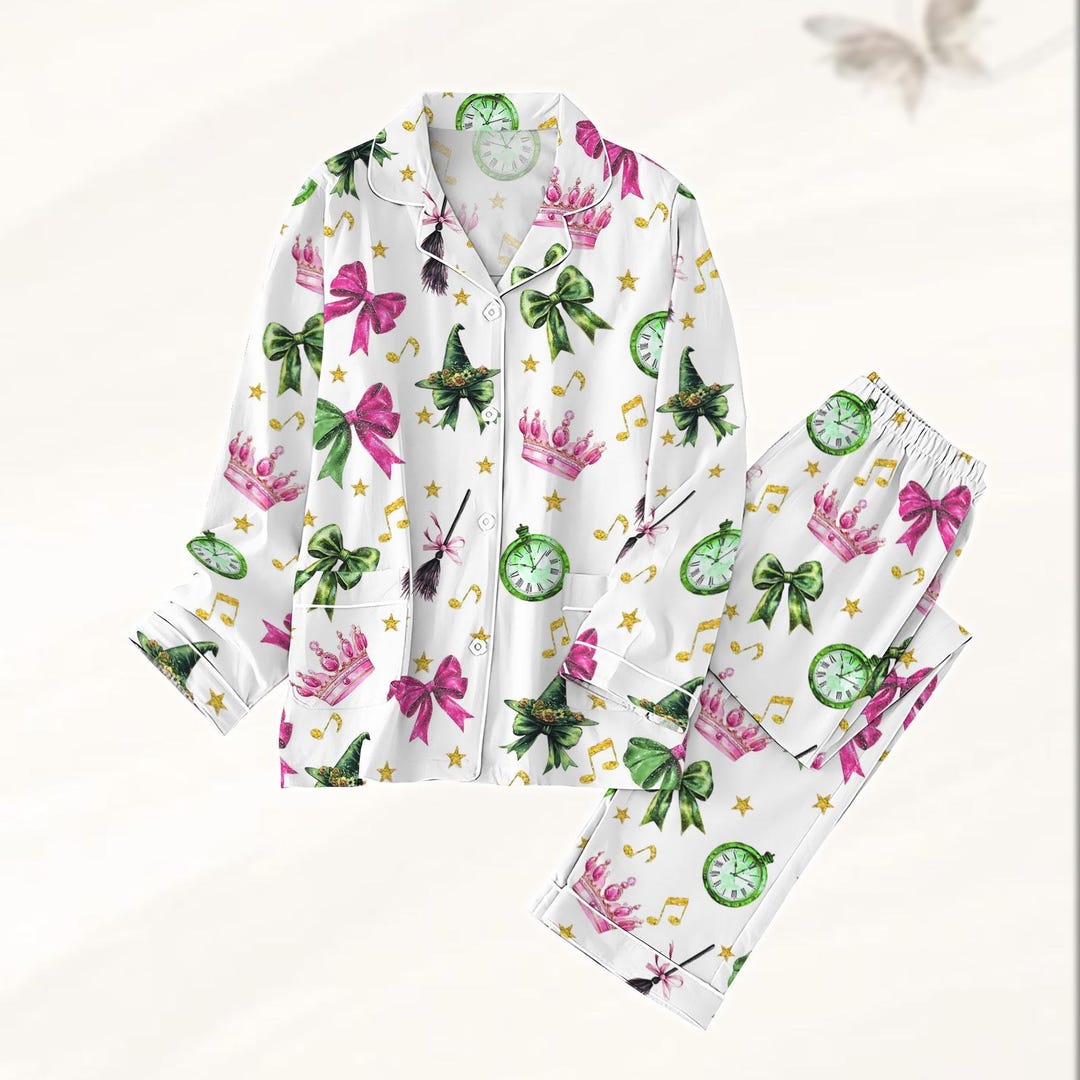 Wicked Pajamas Set, Wicked Change for Good Holiday Pajamas, Defy ...