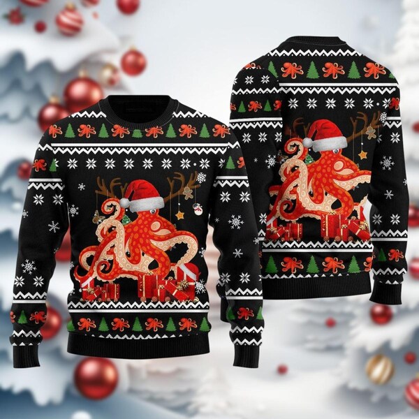 Octopus Sweater - Etsy