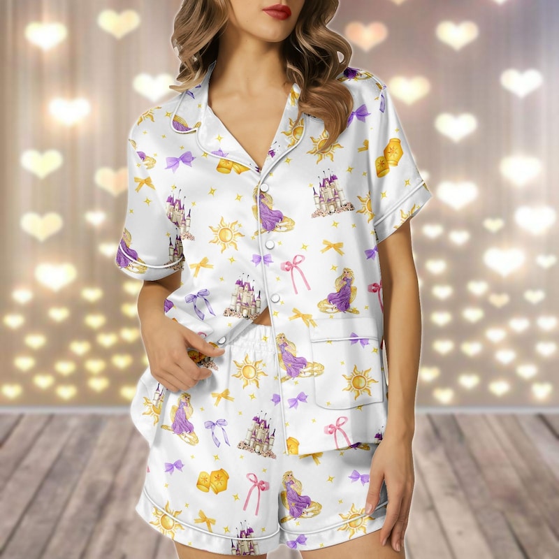 Rapunzel Pajamas - Etsy UK