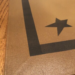 Early American Floorcloth Area Rug. Primitive Floor Cloth. May House ...