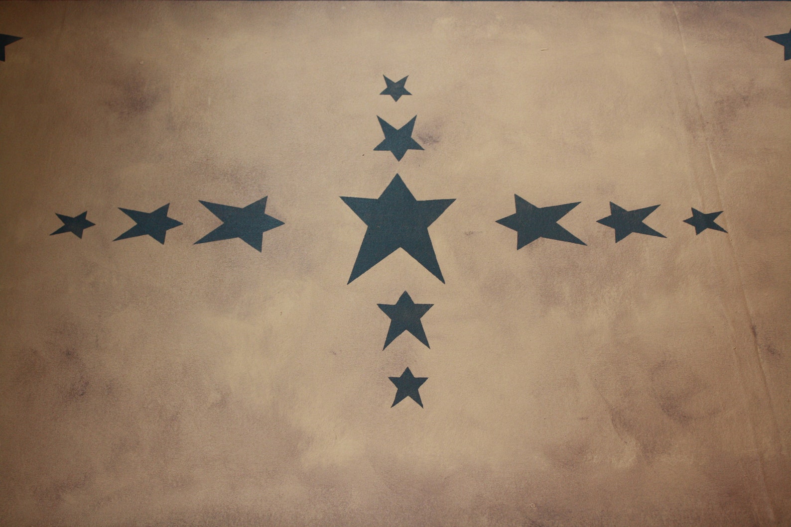 Early American Floorcloth Area Rug. Primitive Floor Cloth. May House ...