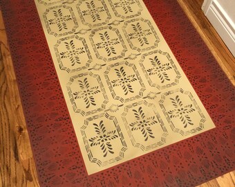 Colonial Floor Cloth - Etsy