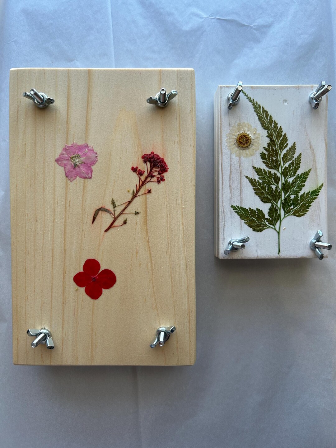 Handmade Wooden Flower Press Made From Upcycled Recycled Pallet Wood - Etsy