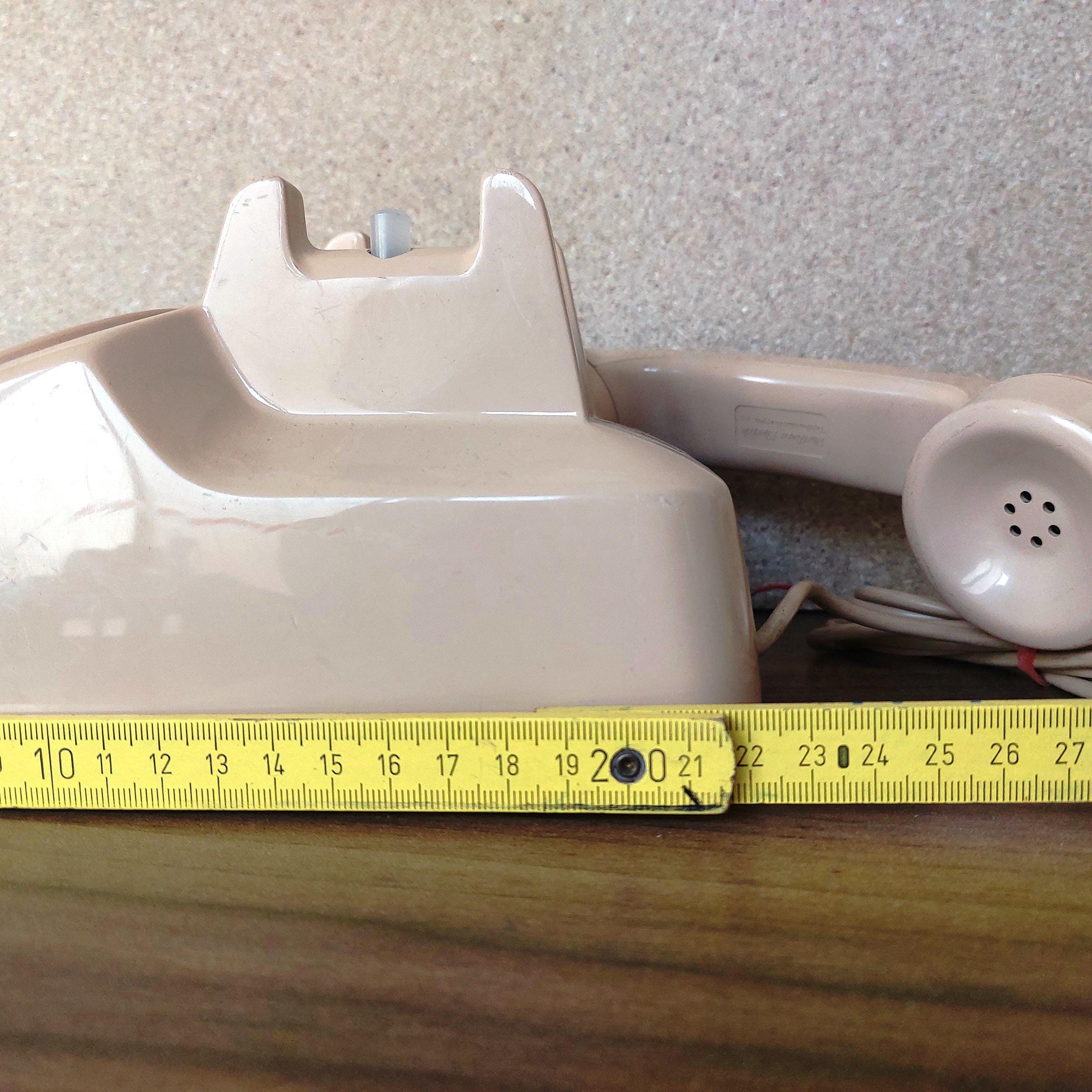 Vintage 1970 Rotary Dial Telephone, Electric Model , Beige Color ...
