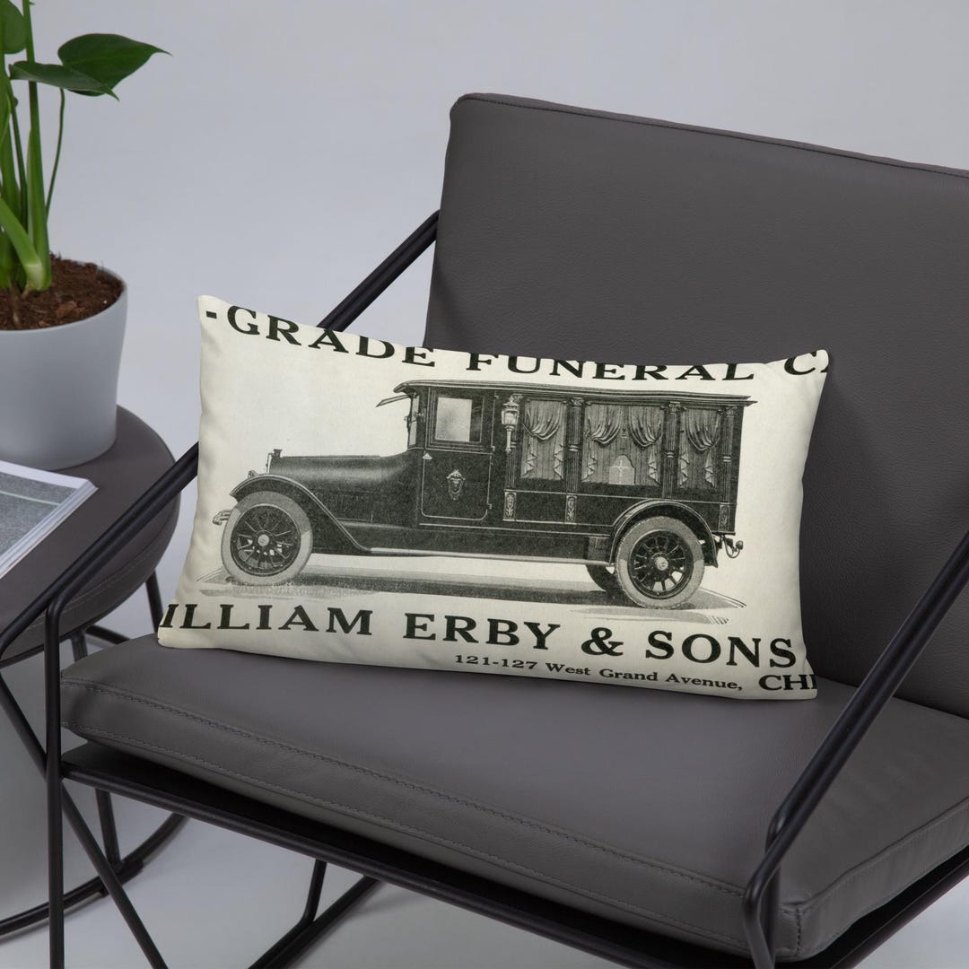Antique Hearse Pillow - Etsy