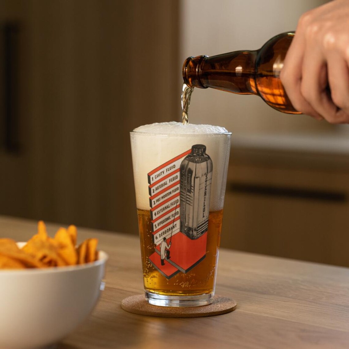 Embalming Fluid Pint Glass - Etsy