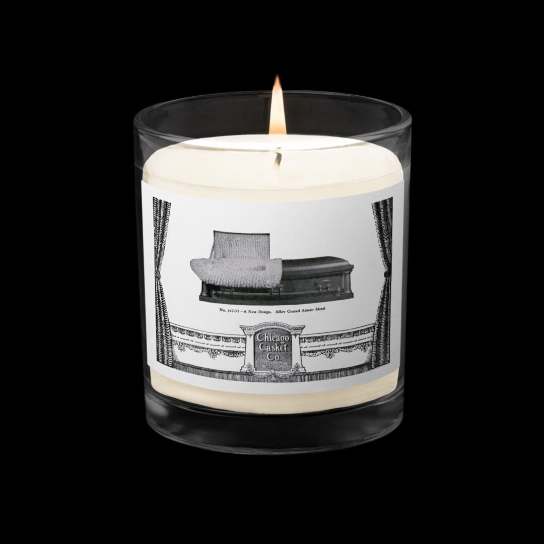1920s Chicago Casket Co. Candle - Etsy