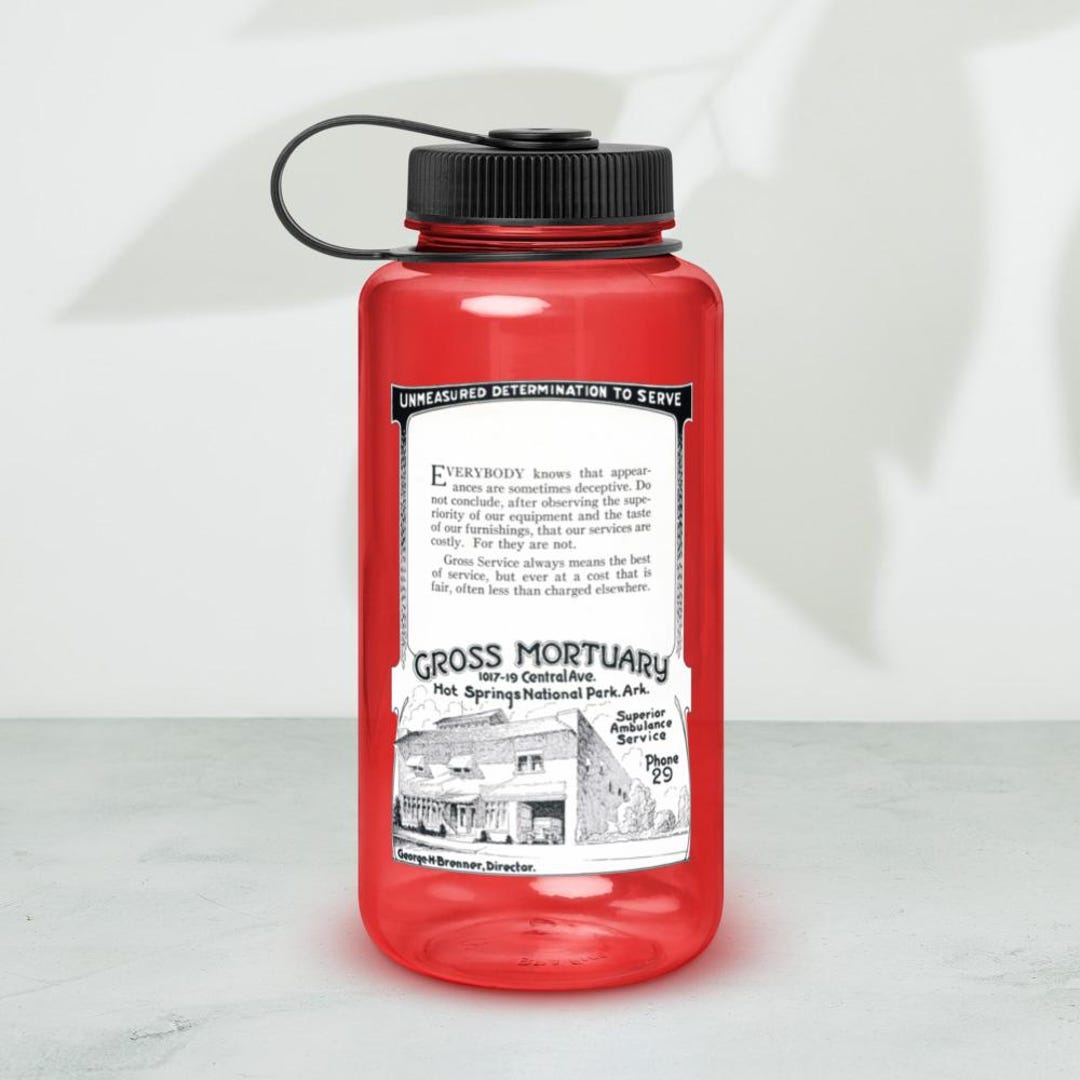 GROSS MORTUARY Wide Mouth Plastic Water Bottle - Etsy