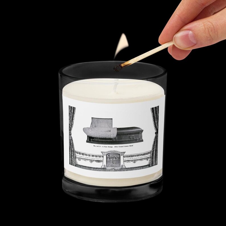 1920s Chicago Casket Co. Candle - Etsy