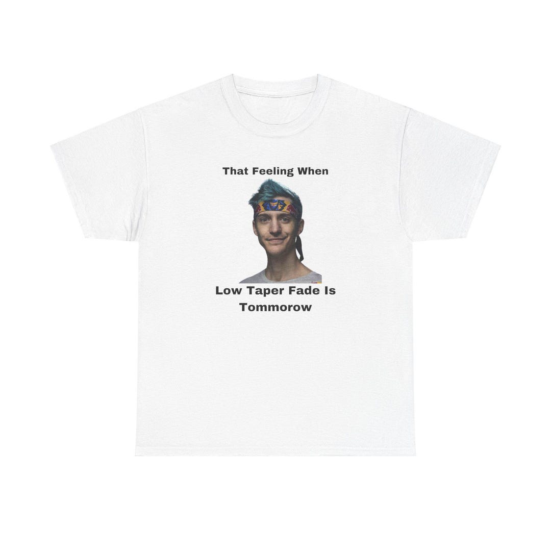 Ninja Low Taper Fade Meme - Etsy